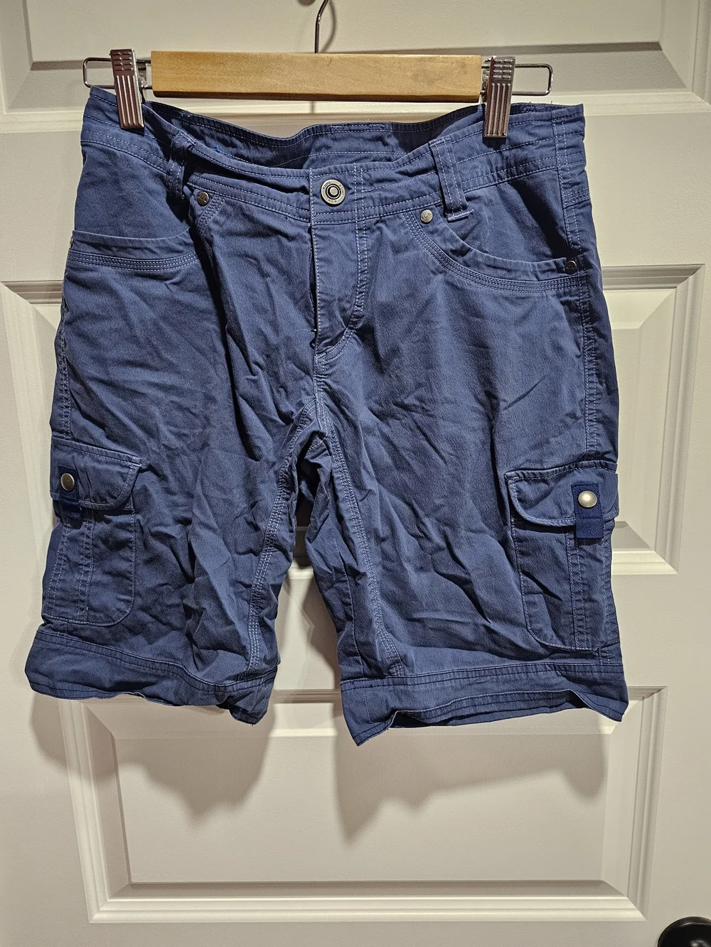 Kuhl | Shorts | Kuhl Womans Blue Cargo Shorts With Multiple Utility ...
